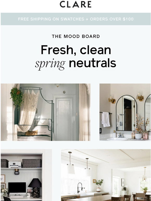 Clare: The paint color equivalent of a good spring cleaning | Milled