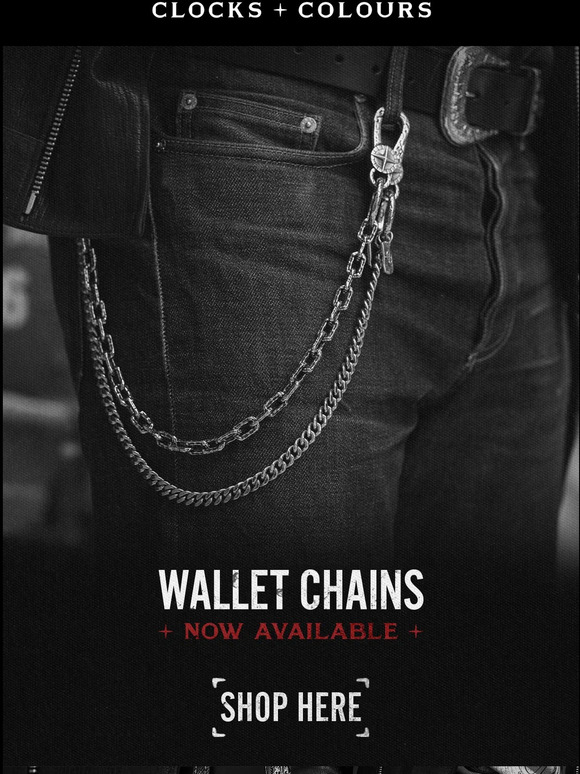 Clocks and Colours: Joyride + Sidekick Wallet Chains — Now Available ...