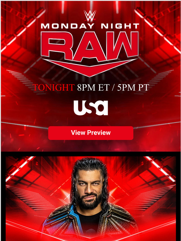 WWE Shop: Raw Preview: Roman Reigns returns to address Cody Rhodes on ...