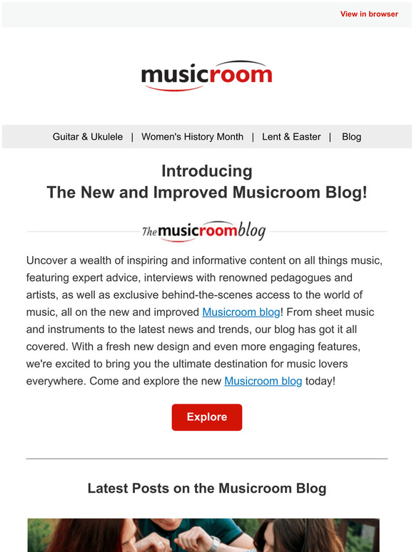 Musicroom: Introducing the new and improved Musicroom Blog 🆕 | Milled