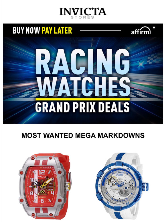 Invicta: Racing Watches🏁Reach The Finish Line!🏁 | Milled