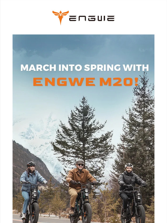 Engwe: 🐾March into Spring with the ENGWE M20! | Milled