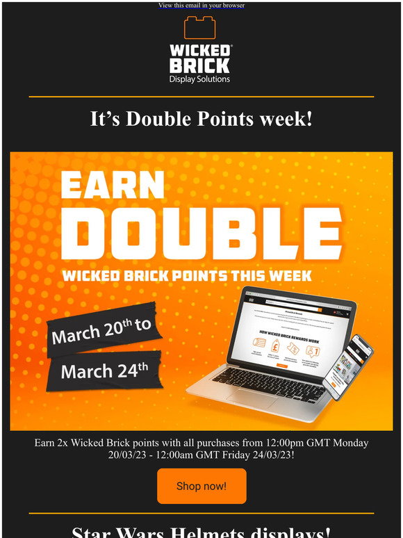 Wicked Brick: Double points week! 🔥 | Milled