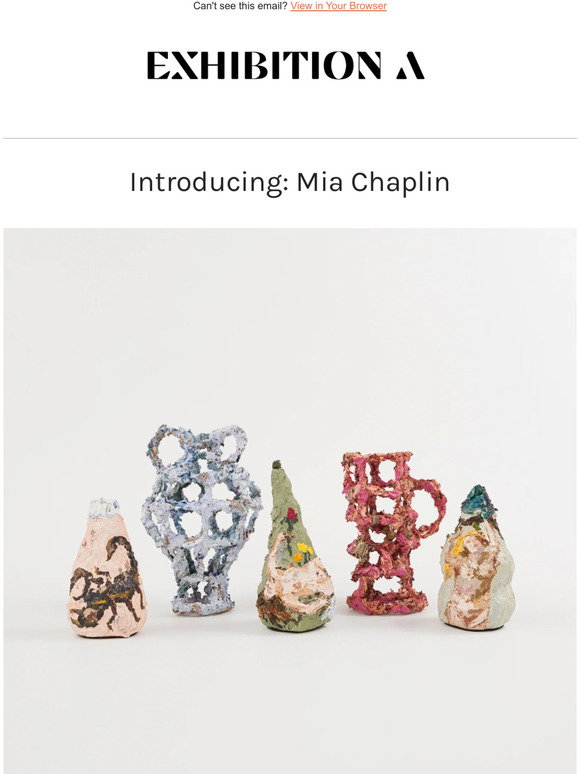 Exhibition A: On the Rise | New original sculptures by Mia Chaplin | Milled