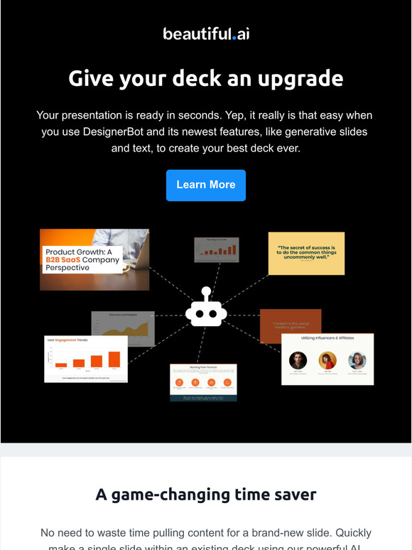 Beautiful.ai: Finish your deck in a flash using our DesignerBot AI | Milled