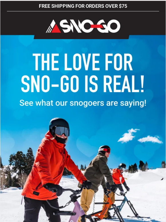 SNO-GO: The love for SNO-GO is real! | Milled