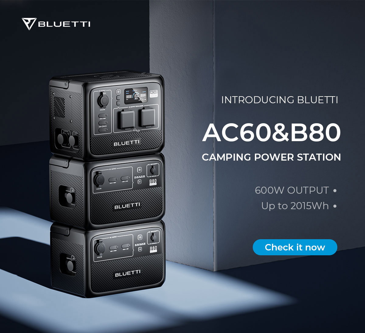 Bluetti: Just announced! BLUETTI AC60&B80 Camping Power Station | Milled