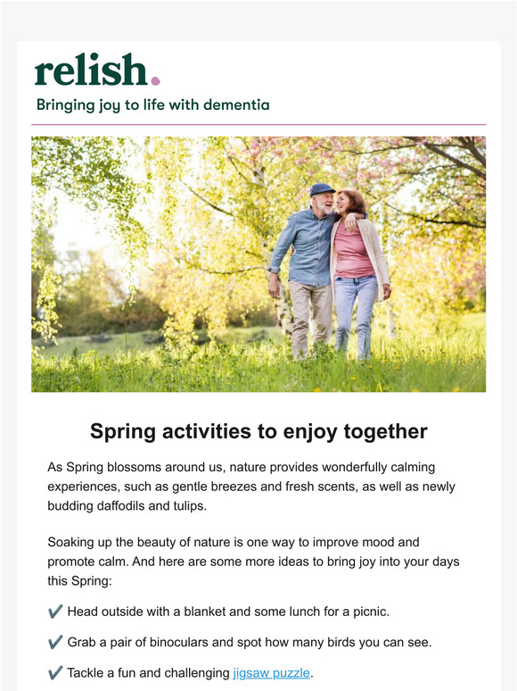 Relish: 🌷 Ideas to put a spring in your step 🌷 | Milled