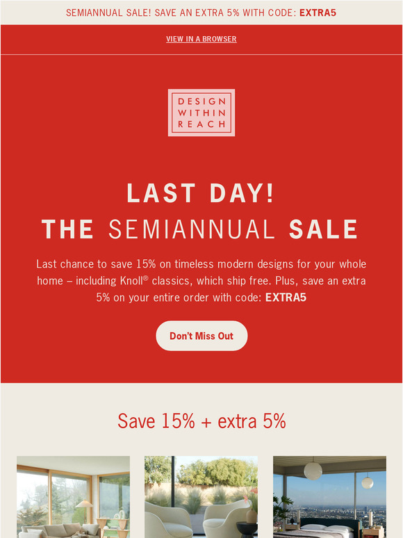Design Within Reach Email Newsletters: Shop Sales, Discounts, and ...