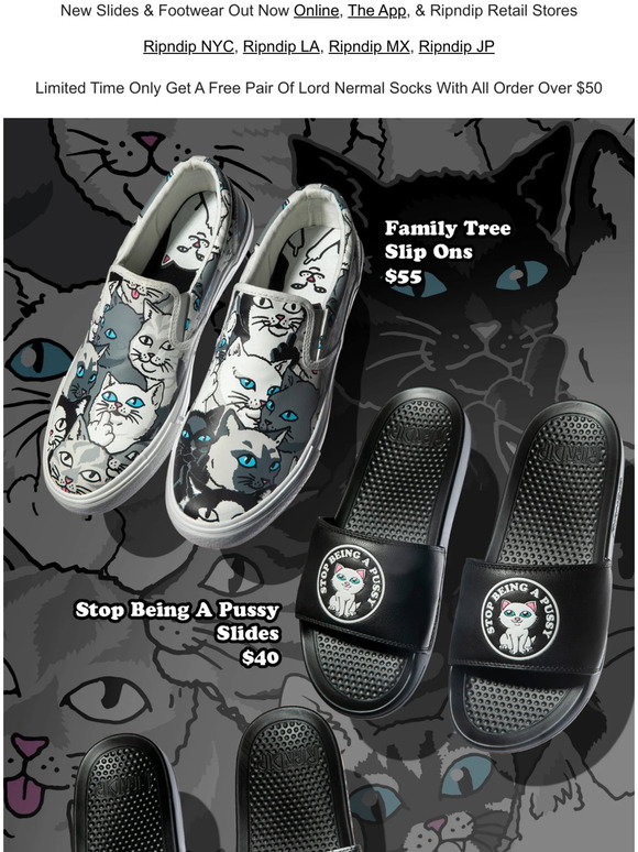 RIPNDIP: All New Slides And Slip On Shoes Out Now! 👣 | Milled