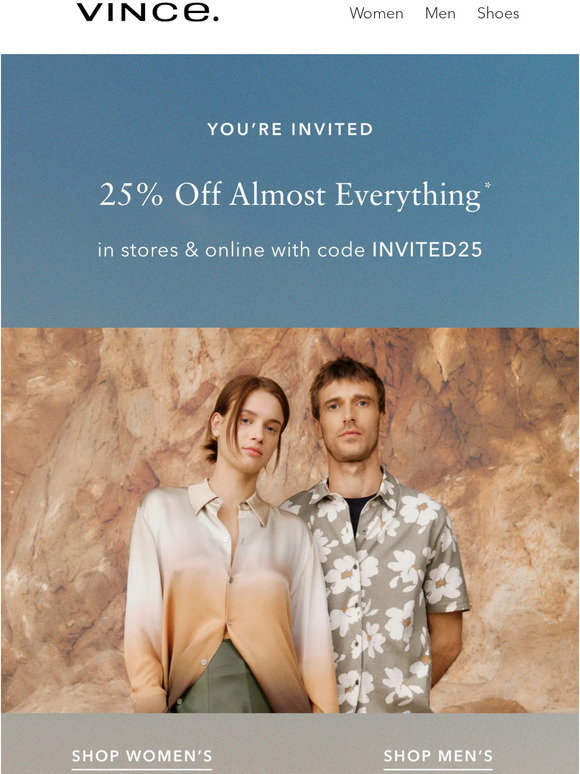 Vince: Up to 60% Off Our Most Coveted Styles | Milled