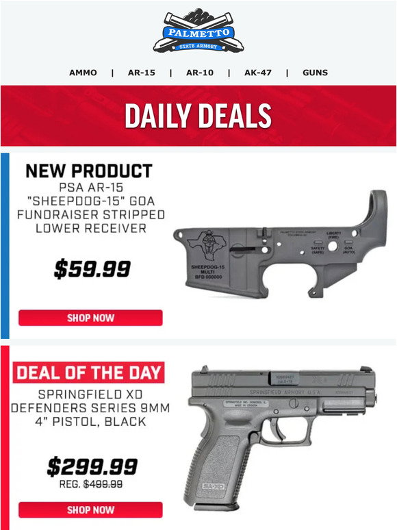Palmetto State Armory: New Product! | PSA AR-15 SHEEPDOG-15 Stripped ...