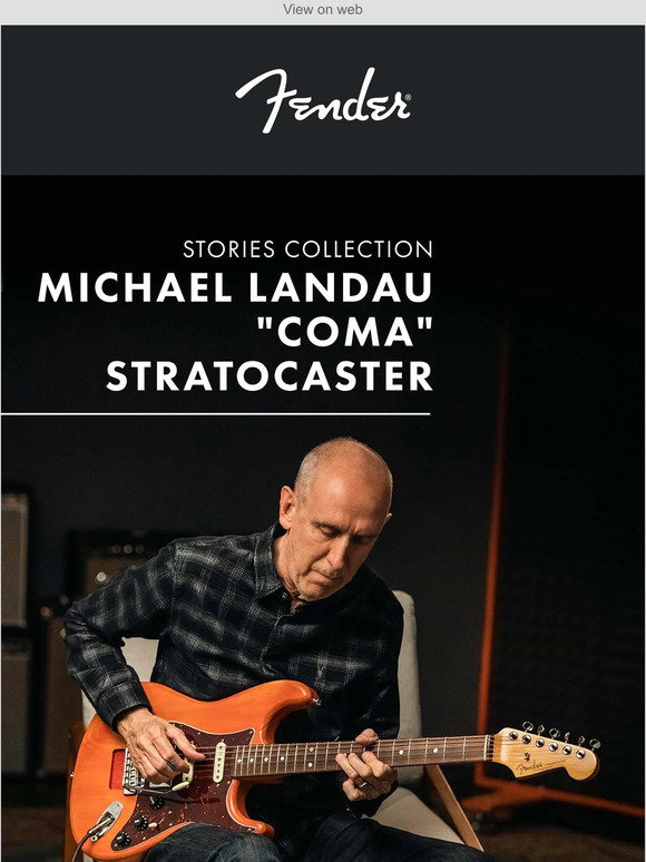 Fender UK: Introducing the Michael Landau 'Coma' Signature Stratocaster ...