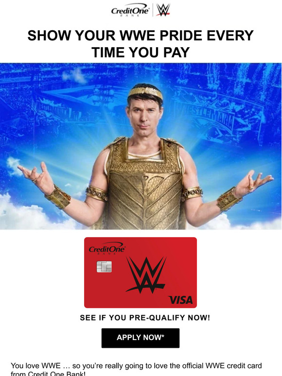WWE Shop: Get the Official Credit Card of the WWE! | Milled