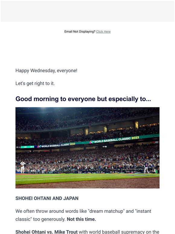 CBS Sports: A storybook ending to the World Baseball Classic | Milled