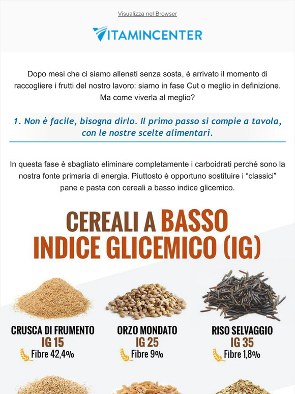 Vitamin Center: Tonificare e dimagrire: 3 consigli per la fase cut ...