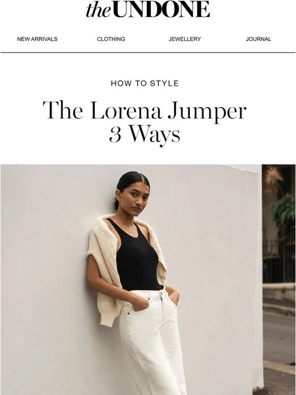 The Undone: 3 Ways to Style a Neutral Knit | Milled