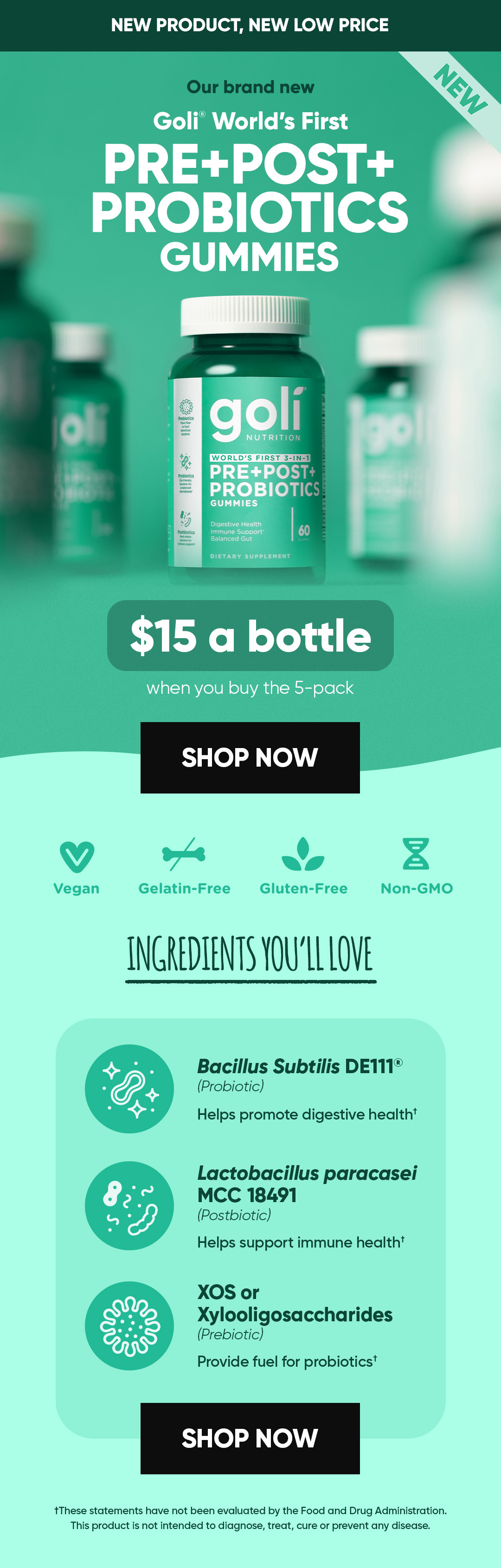 Goli Nutrition: 💚 INTRODUCING: The World's First Pre+Post+Probiotics ...