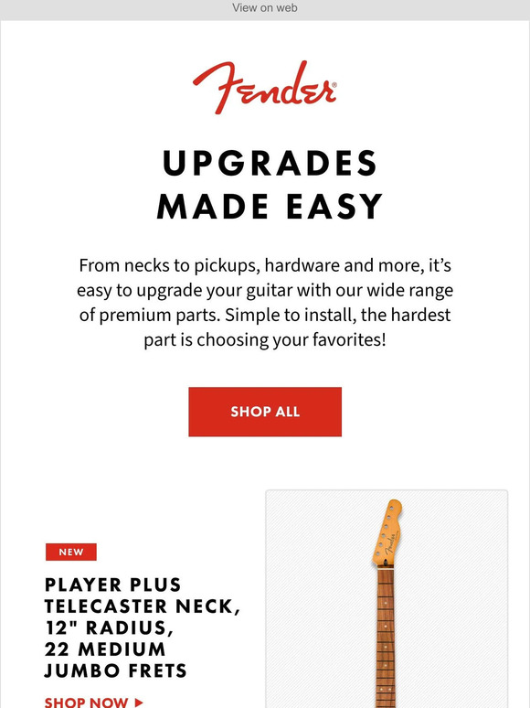 Fender UK: New Neck Upgrades & Our Guide to Installing Them | Milled