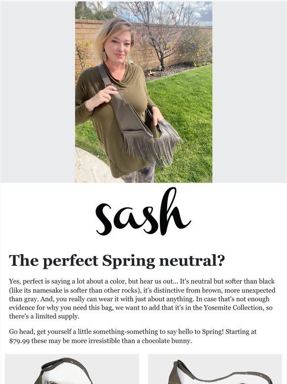 Sash: Introducing the "Shale Faux Leather Sash Bag | Milled
