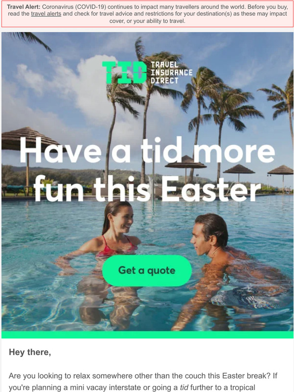 Travel Insurance Direct: Travel Packing List for your Easter vacay | Milled