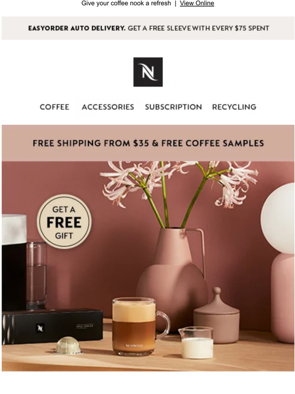 Nespresso: Welcome Spring with your FREE gift | Milled