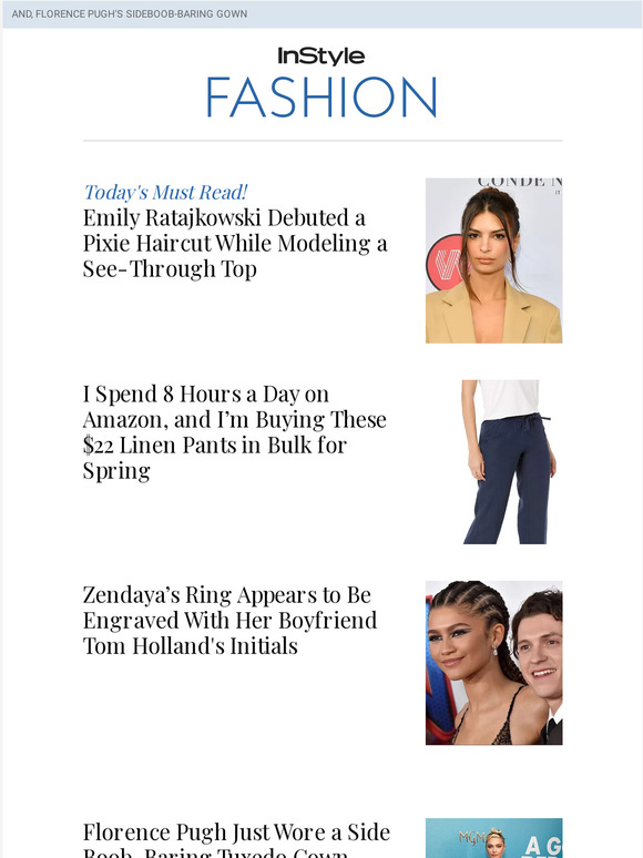 InStyle: Emily Ratajkowski debuted a pixie haircut while wearing a see ...