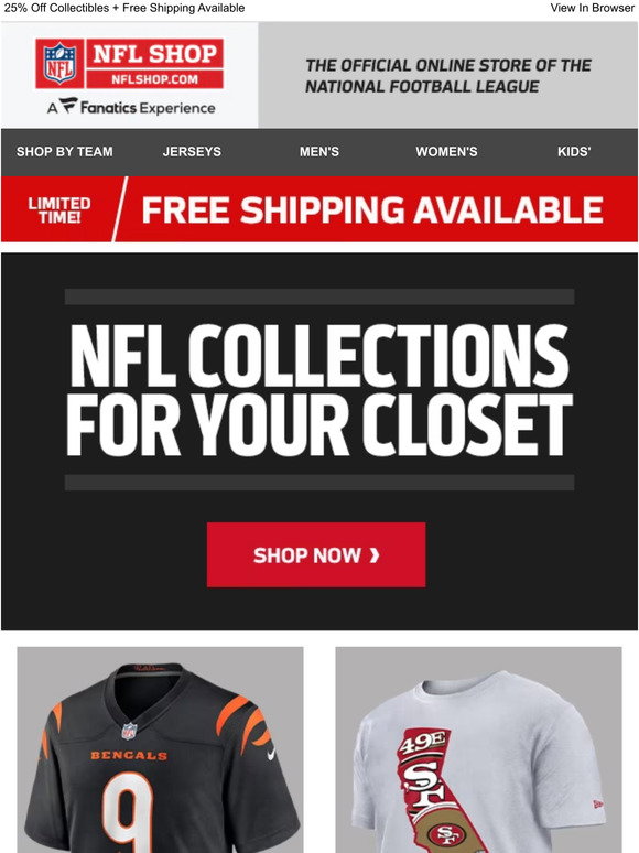 NFL: Core Styles For Your Fan Gear Collection | Milled