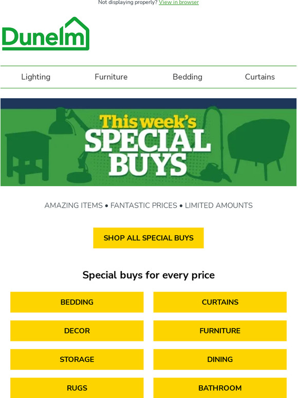 Dunelm: It’s BARGAIN time | Milled