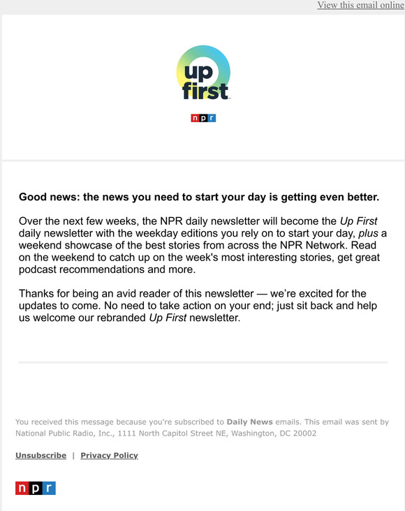 NPR: Exciting Changes Coming to this Newsletter | Milled