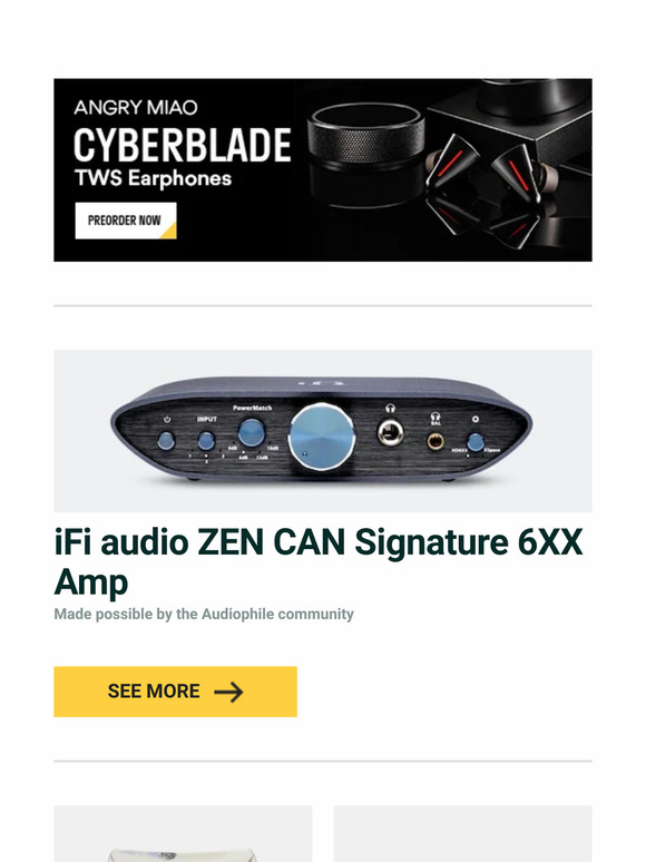Drop: iFi audio ZEN CAN Signature 6XX Amp, Drop + Marvel: Infinity Saga ...
