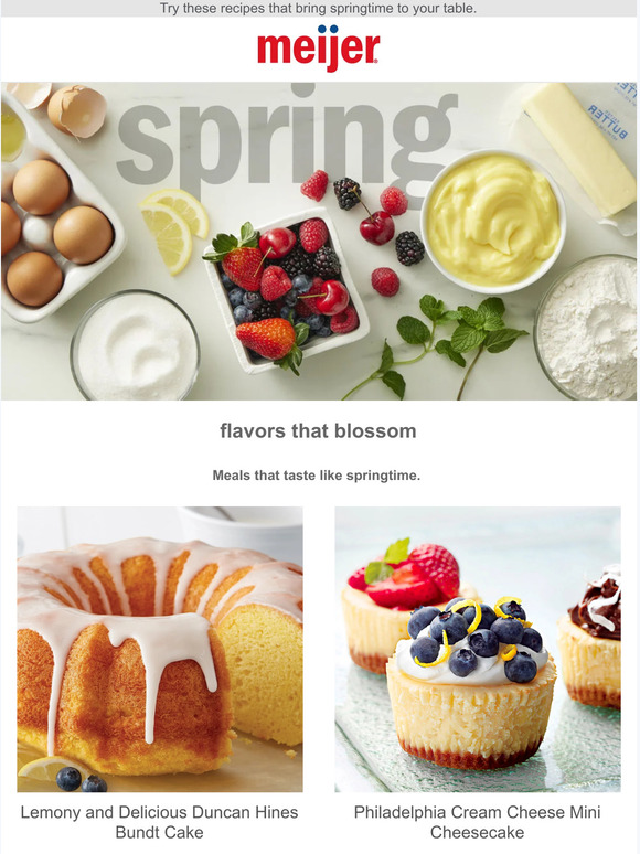 Meijer: Spring Recipes for Sharing, Passing, & Tasting | Milled
