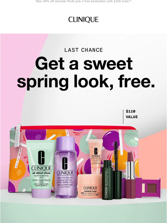 Clinique: 6 free minis + a gift box. Create your gift now with purchase ...