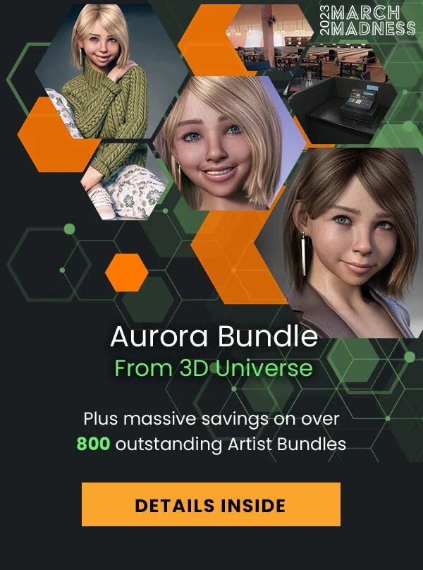 DAZ 3D: Aurora Bundle From 3D Universe | Milled
