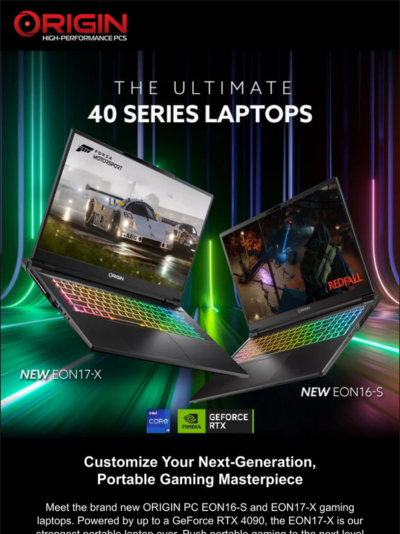 Origin PC: Meet the new ORIGIN Laptops - powered by NVIDIA GeForce RTX ...