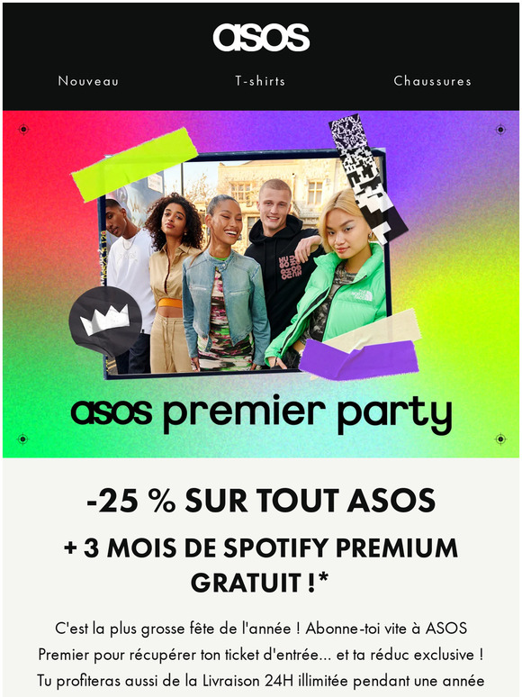 ASOS: -25 % pour le crew Premier ! | Milled