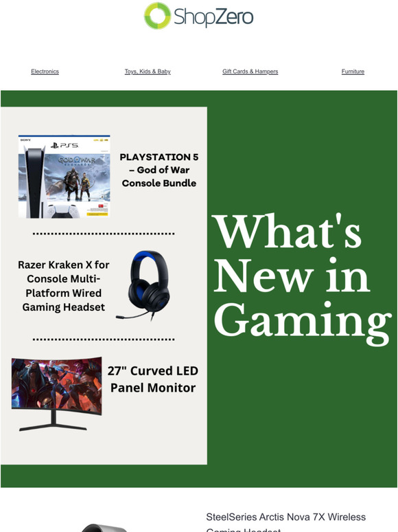 Shopzero: What's New in Gaming? | Milled