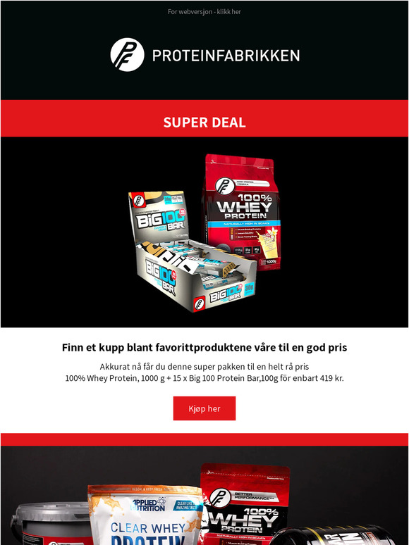 Proteinfabrikken: Riktig proteinpulver til ditt behov | Milled