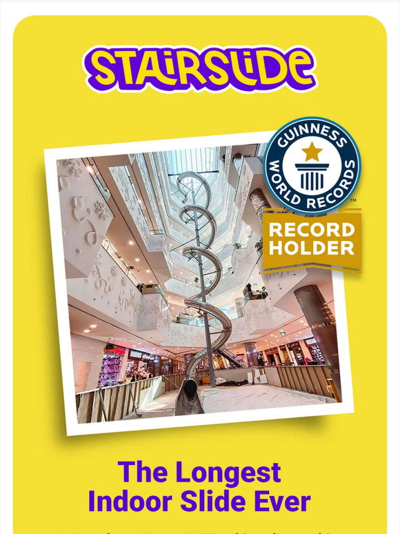 Stairslide: The longest indoor slide ever!🤩 | Milled