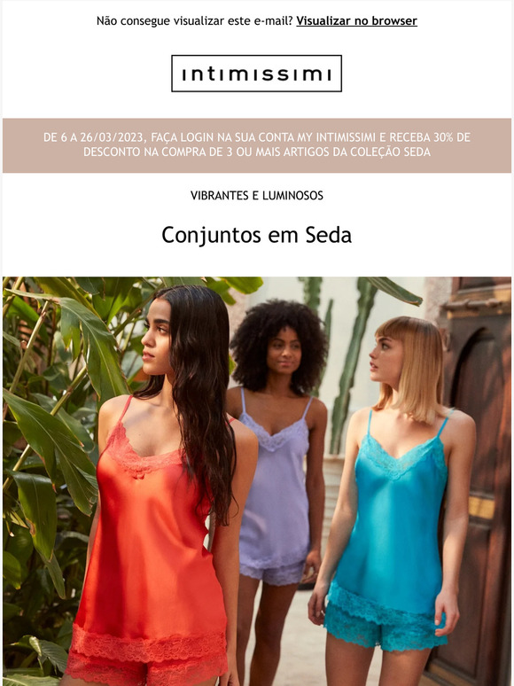 Intimissimi PT: As novas cores em Seda | Milled