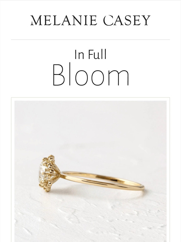 Melanie Casey: Champagne Diamond 🏵️ Sapling Ring | Milled