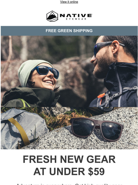 Native Eyewear: Explore Native Eyewear At $59 And Under | Milled