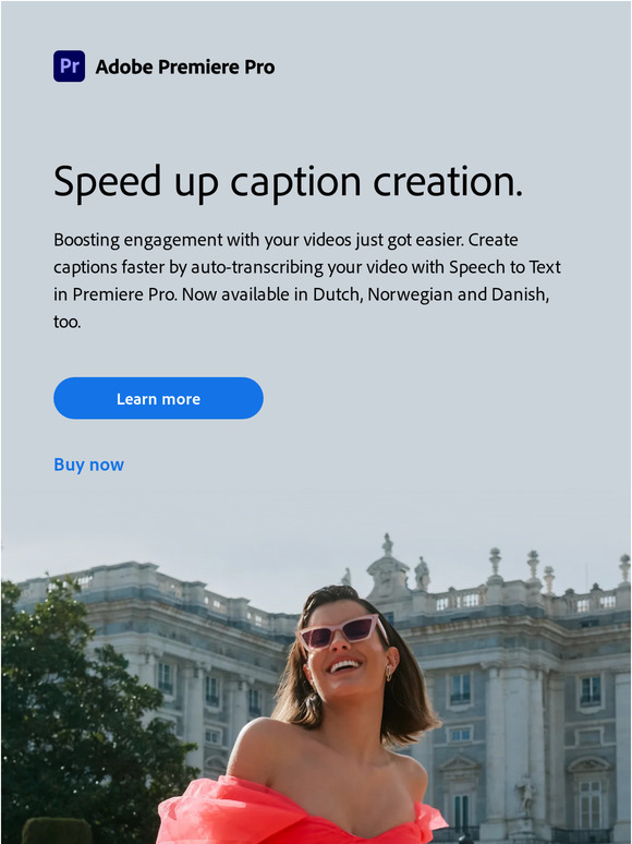 Adobe: Save time creating captions with Premiere Pro | Milled