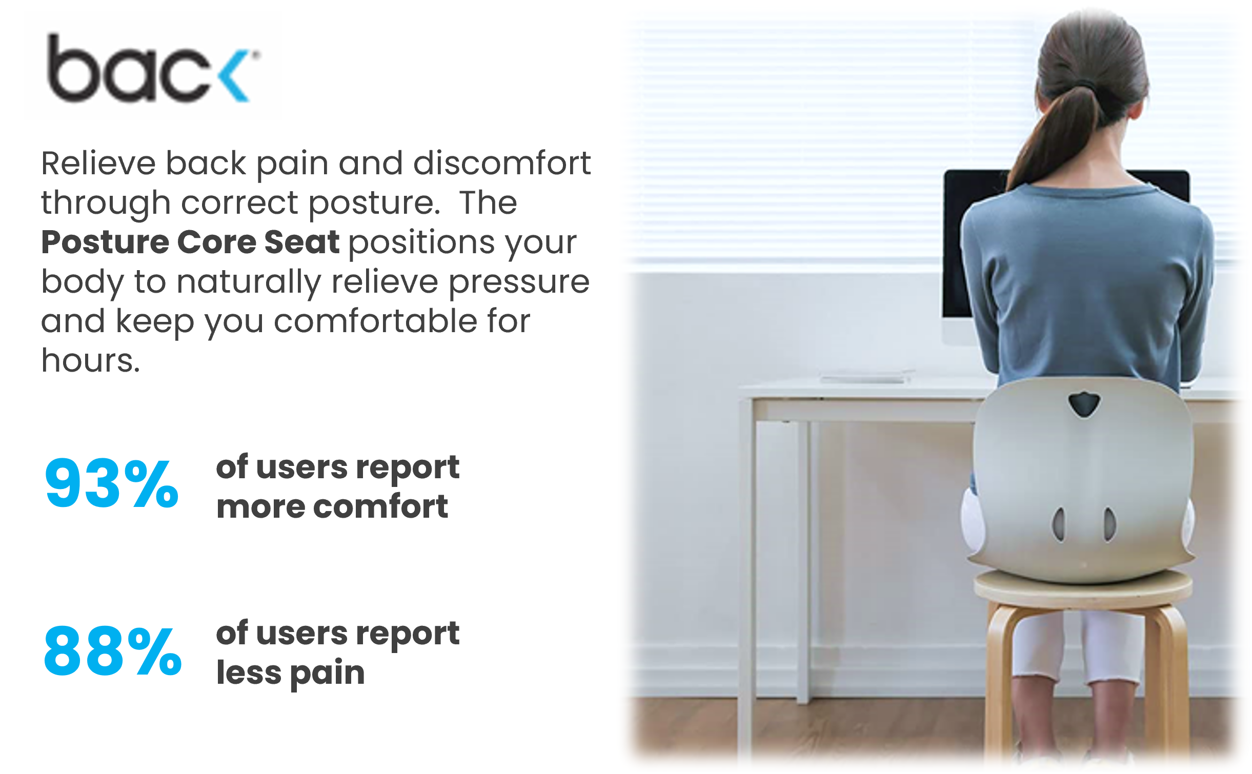 Back Pain Help: Say Goodbye to Back Pain at Your Desk with Posture Core ...