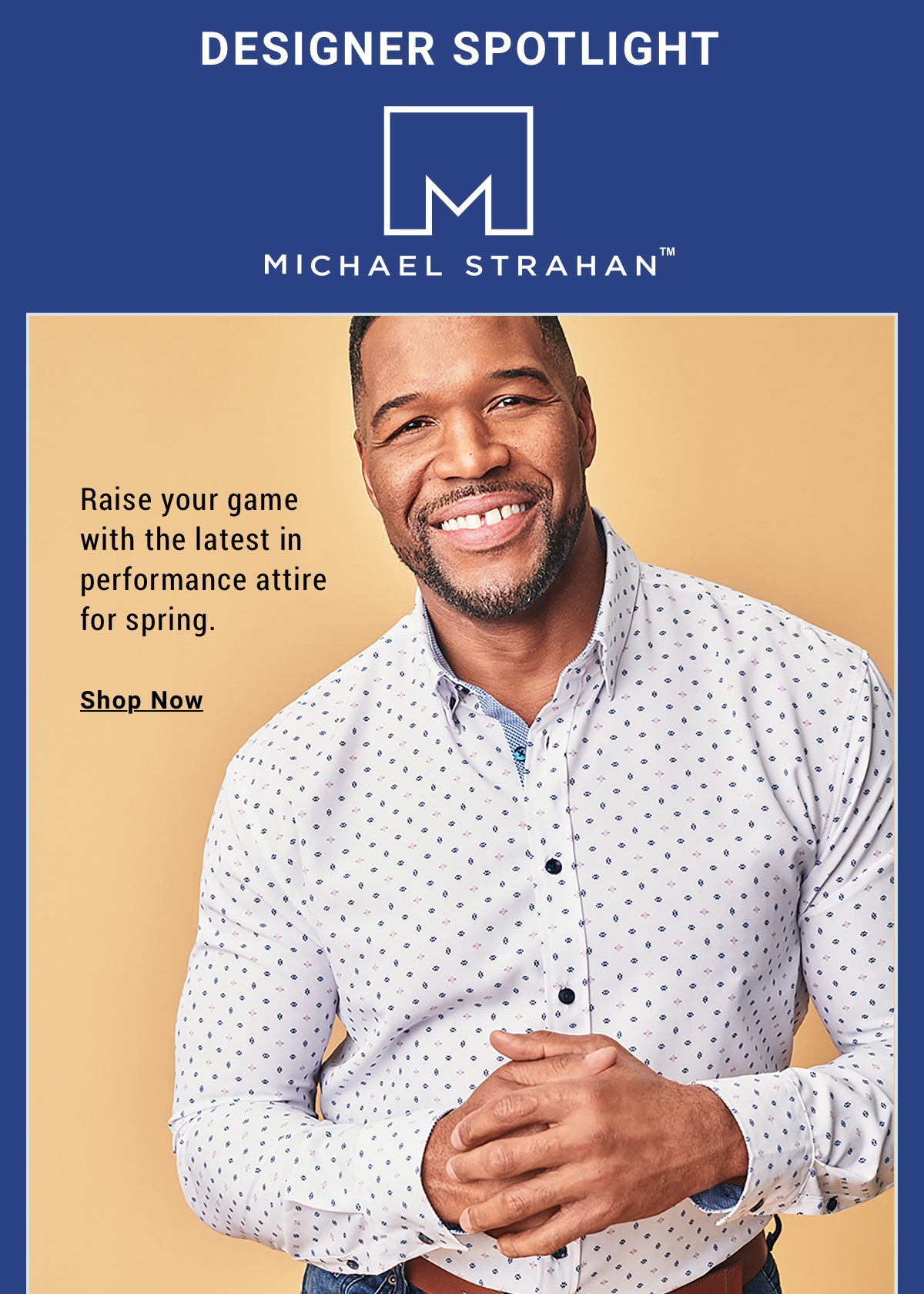 Men's Wearhouse: Designer Spotlight: Michael Strahan | Milled