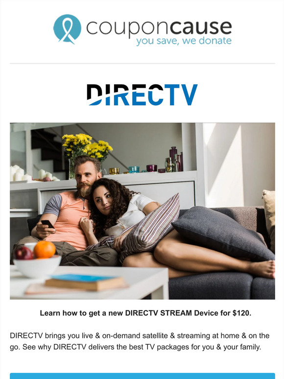 couponcause: Get Ready For March Madness 🏀| Get A New Stream Device For $120 at DirecTV | Milled