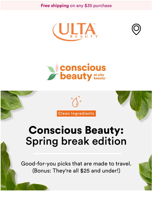 Ulta Beauty: ️ When Conscious Beauty goes on spring break ️ | Milled
