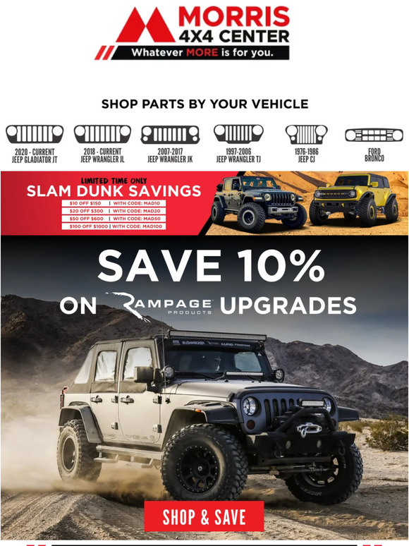 Morris 4x4 Center: Step Up Your Ride with 10% Off All N-Fab Steps and ...