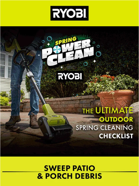 Ryobi: The Outdoor Spring Cleaning Checklist You Need | Milled