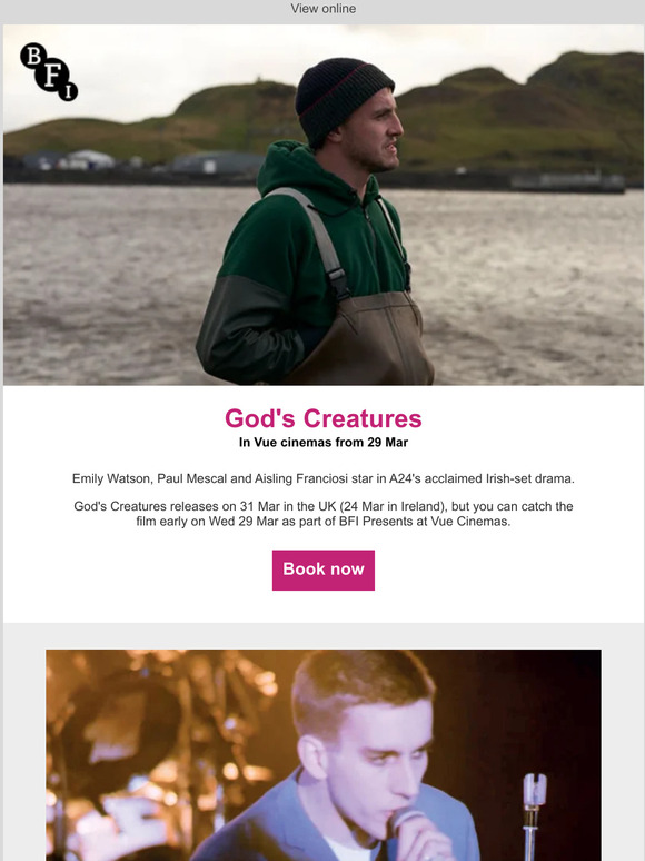BFI: BFI Presents: God's Creatures at Vue Cinemas | Milled